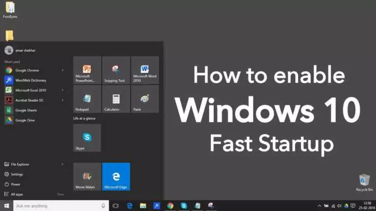 windows 10 yara ibẹrẹ bi o ṣe le mu ṣiṣẹ